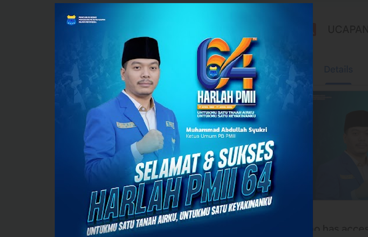Link Twibbon, Download Logo dan 64 Ucapan Selamat Harlah PMII Ke 64 ...