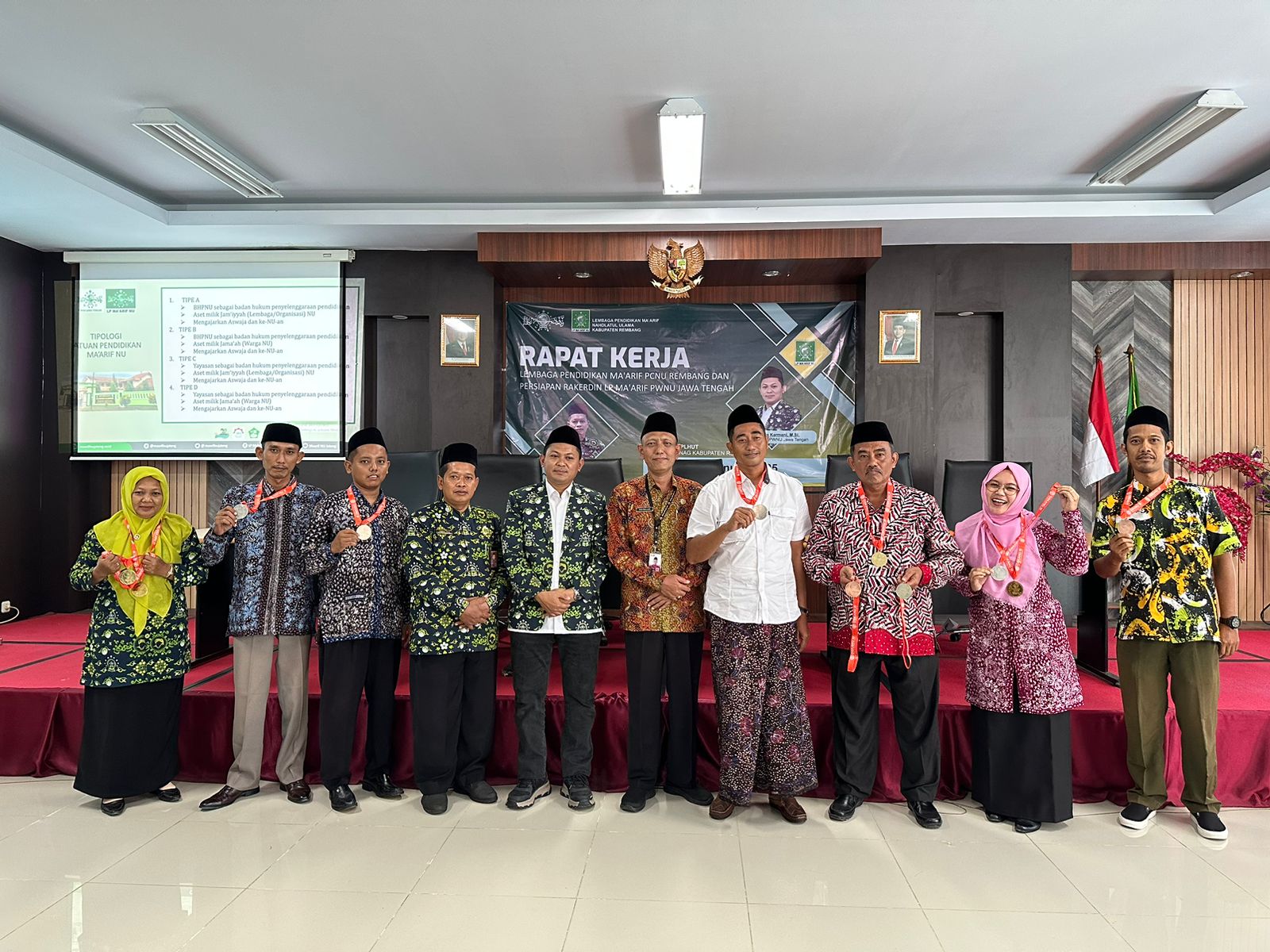 Lembaga Pendidikan Ma'arif NU PCNU Kabupaten Rembang Gelar Raker - Distingsi.com: Menyajikan ...